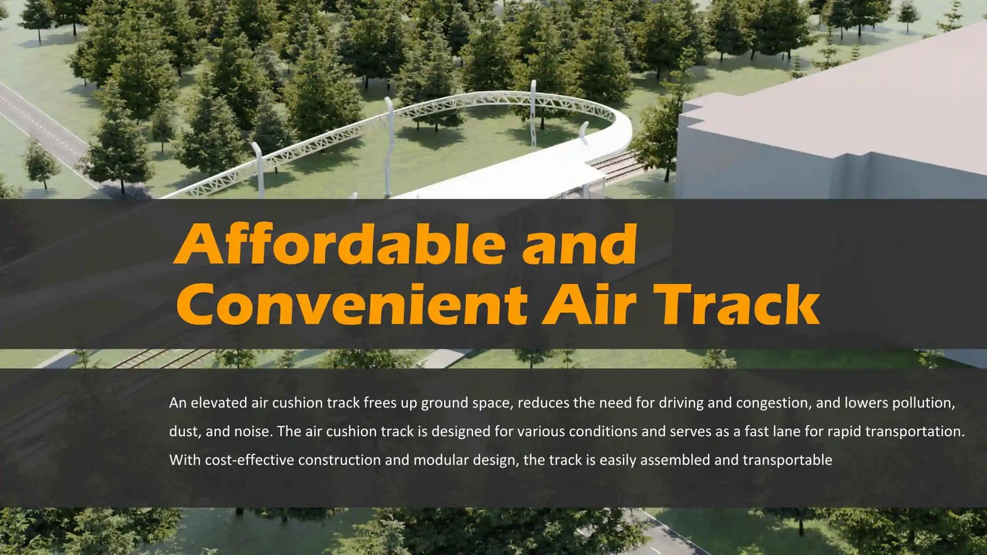 Air rail track - UDT Technologies liikenteen ja logistiikan ekosysteemi